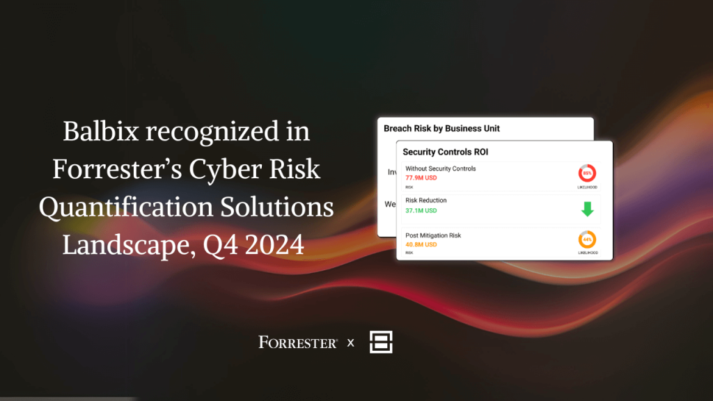 Balbix is recognized in Forrester’s CRQ Solutions Landscape, Q4 2024