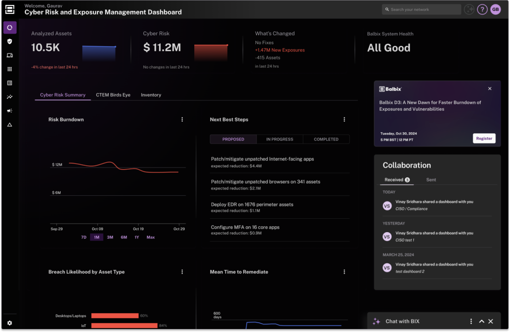 Balbix | Al-native Cyber Risk and Exposure Management
