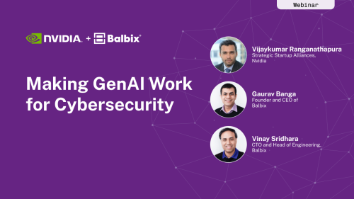 Making GenAI Work for Cybersecurity | Balbix