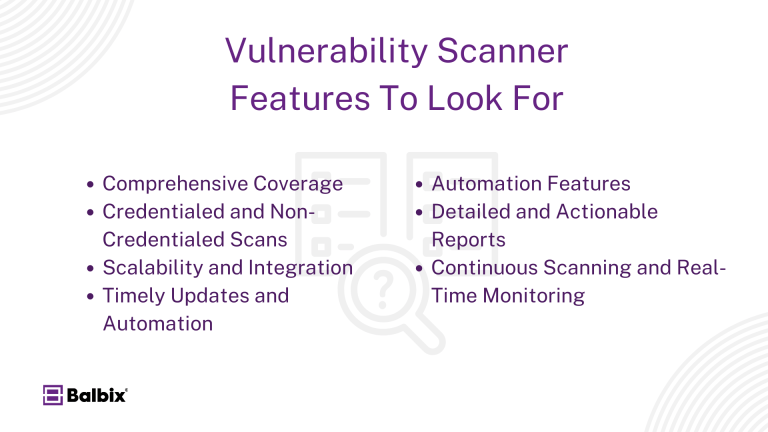 Top 10 Vulnerability Scanning Tools | Balbix