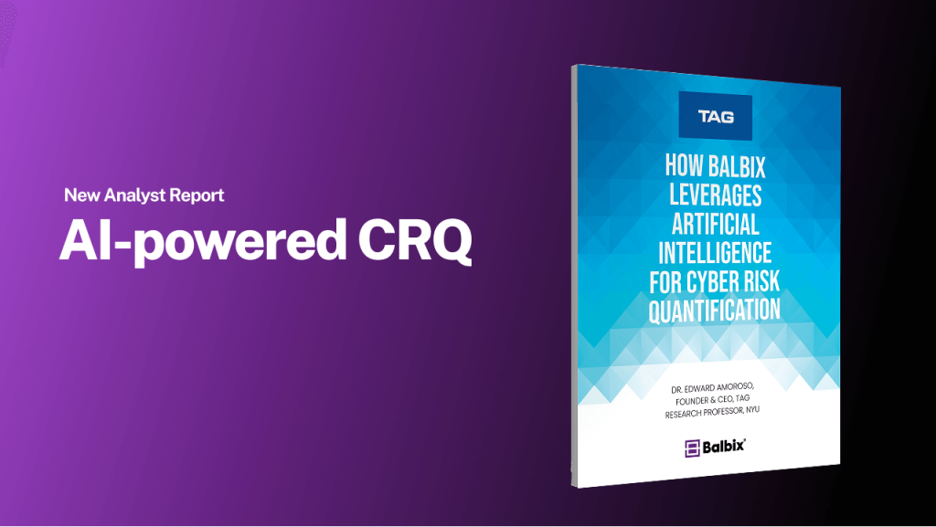 Balbix for cyber risk quantification