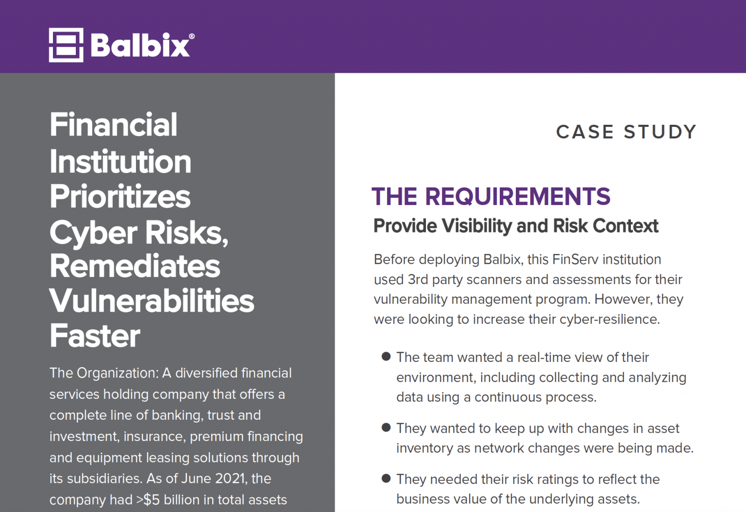 Implementing Balbix for Enhanced Security in Finance Industry